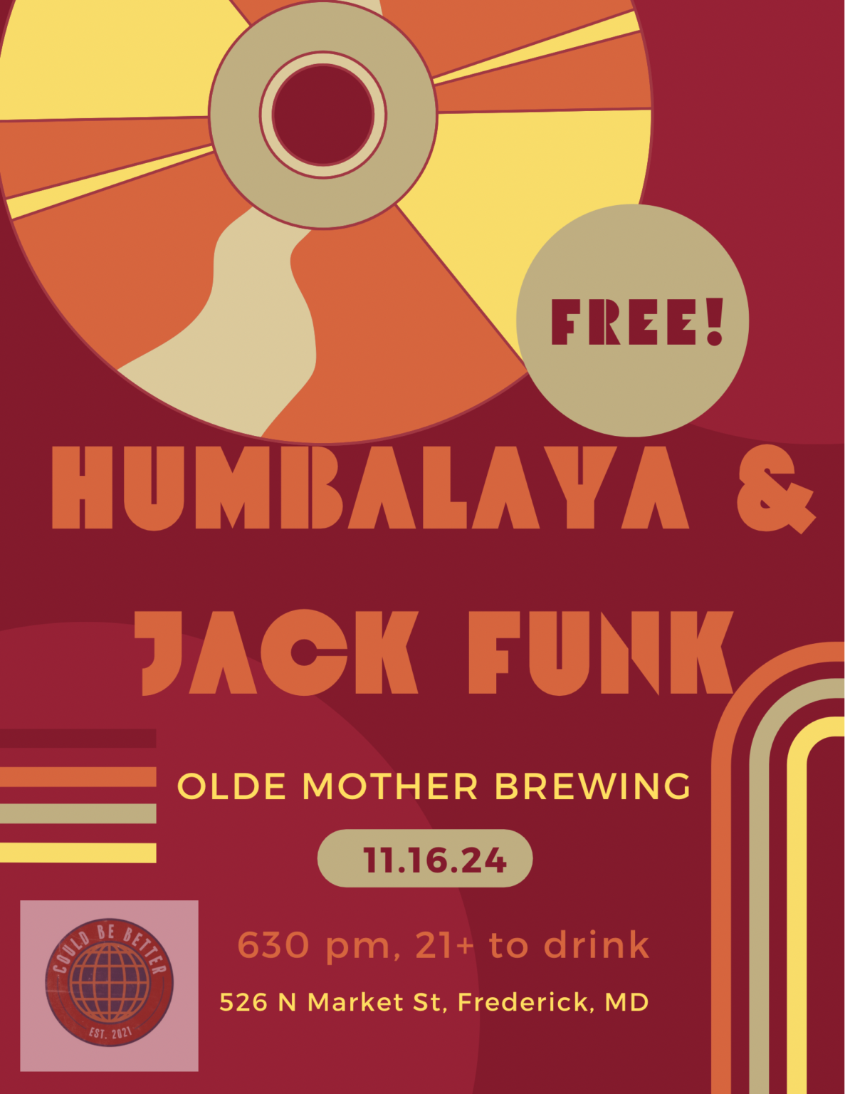 Jack Funk and Humbalaya @ Olde Mother Brewing Co. • Downtown Frederick Partnership