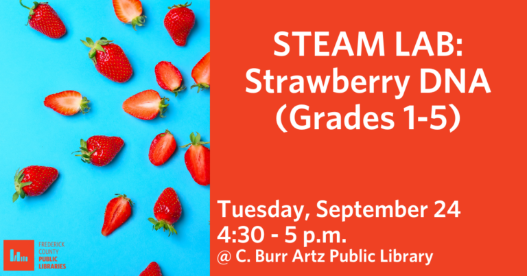 STEAM Lab: Strawberry DNA @ C. Burr Artz Public Library • Downtown ...
